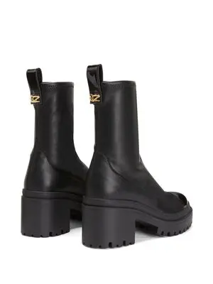 GIUSEPPE ZANOTTI 70mm Vicentha Chunky Boots - Black