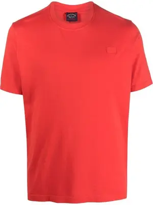 Paul & Shark Logo-patch Short-sleeve T-shirt - Red