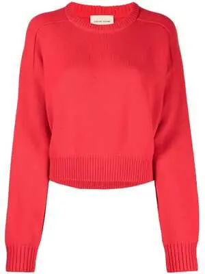 Loulou De Saison Bruzzi Wool-cashmere Jumper - Red