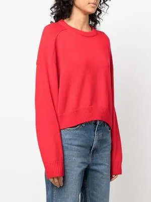 Loulou De Saison Bruzzi Wool-cashmere Jumper - Red