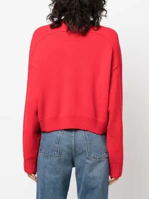Loulou De Saison Bruzzi Wool-cashmere Jumper - Red