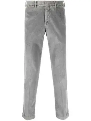PT TORINO Corduroy Straight-leg Trousers - Grey