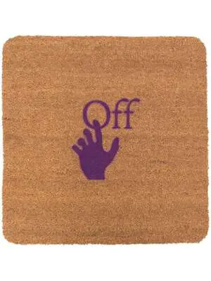 Off-White Hands Off-logo Doormat