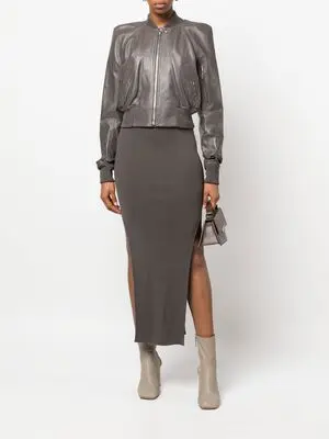 Rick Owens Cropped Flight Jacket