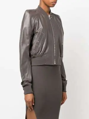 Rick Owens - Cropped Flight Jacket