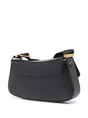 Stella McCartney Logo Clasp Flap Bag - Black