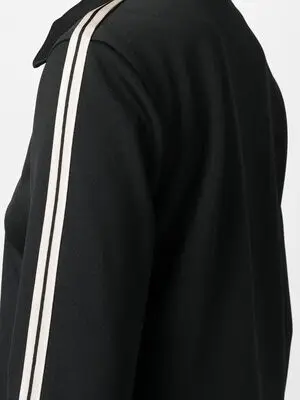 Palm Angels Stripe-detail Slim Shirt - Black
