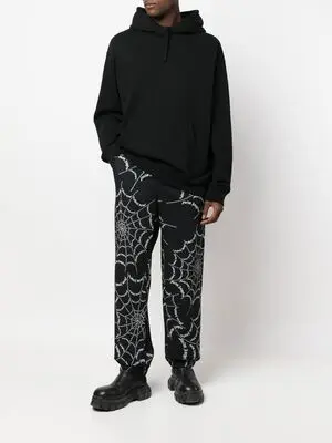 Palm Angels Spider Web Print Track Pants