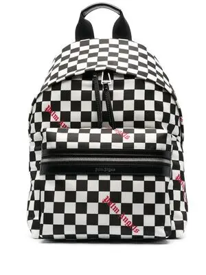 Palm Angels Damier Check Print Backpack