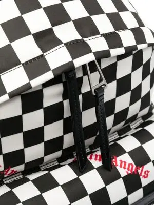 Palm Angels Damier Check Print Backpack