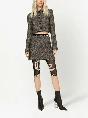 Dolce & Gabbana Cropped Tweed Jacket