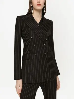 Dolce & Gabbana Striped Double-breasted Blazer