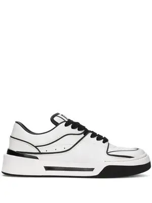 Dolce & Gabbana Roma Leather Sneakers - White