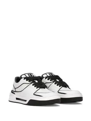 Dolce & Gabbana Roma Leather Sneakers - White