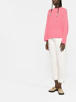 FORTE_FORTE Ribbed Knit Jumper - Pink