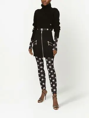 Dolce & Gabbana Zip Detail Mini Skirt