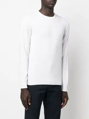 Zegna Crew Neck Sweater - White