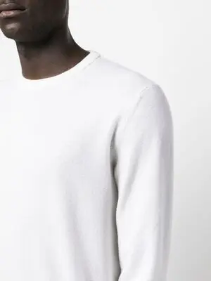 Zegna Crew Neck Sweater - White