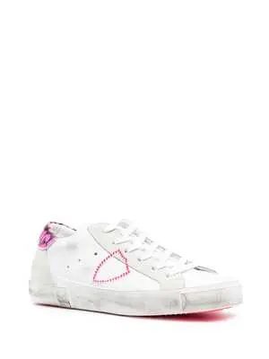 Philippe Model Side Stitched-logo Detail Sneakers