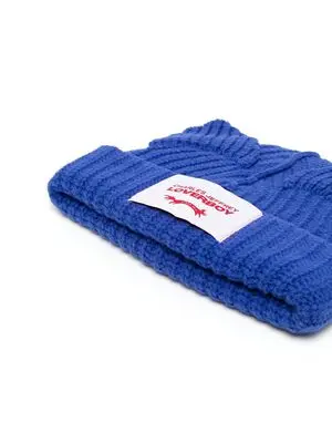 CHARLES JEFFREY Chunky Ears Ribbed-knit Beanie