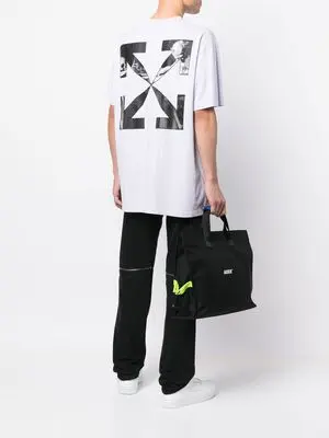 Off-White Caravaggio Arrow Short-sleeve T-shirt - Purple