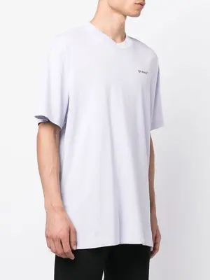 Off-White Caravaggio Arrow Short-sleeve T-shirt - Purple