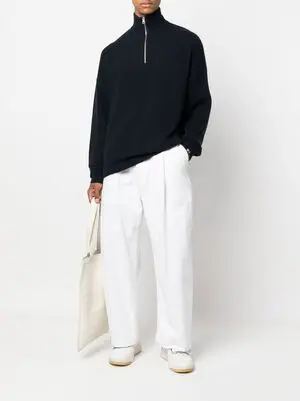 Extreme Cashmere High-neck Zipped Jumper