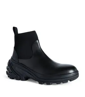  1017 Alyx 9sm Leather Chelsea Boots With Removable Sole