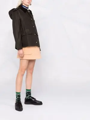 Barbour Avon Wax-cotton Hooded Jacket