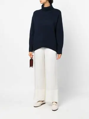 Arch4 Roll-neck Long-sleeve Jumper - Blue