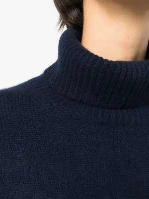 Arch4 Roll-neck Long-sleeve Jumper - Blue