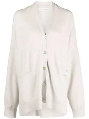 Extreme Cashmere Button-up Knitted Cardigan