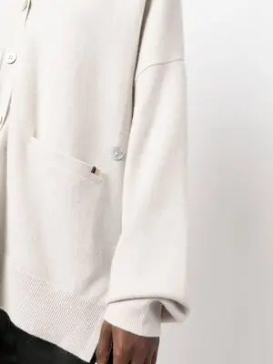 Extreme Cashmere Button-up Knitted Cardigan
