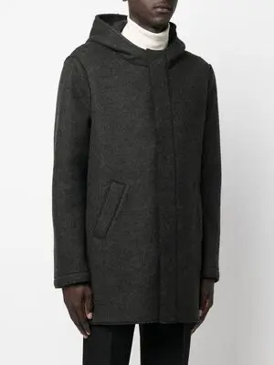 Harris Wharf London Hooded Wool Coat