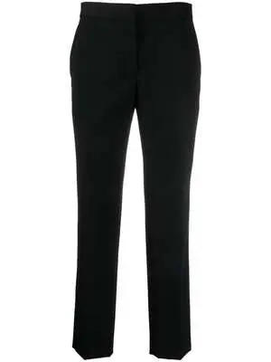 JIL SANDER Cropped Tailored Trousers - Black