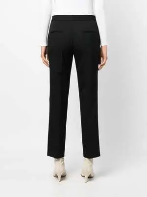 JIL SANDER Cropped Tailored Trousers - Black