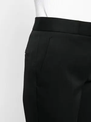 JIL SANDER Cropped Tailored Trousers - Black