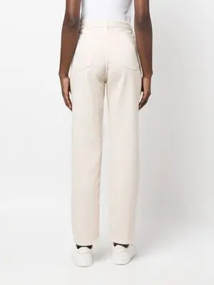 A.p.c. Straight-leg High-waisted Trousers