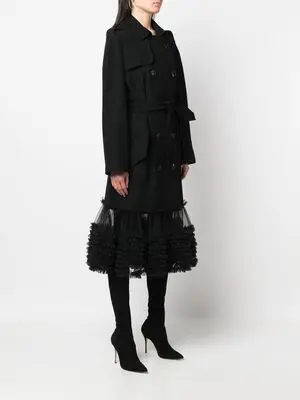 Viktor & Rolf Ruffle-hem Trench Coat
