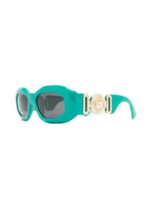Versace Medusa Head Oval-frame Sunglasses