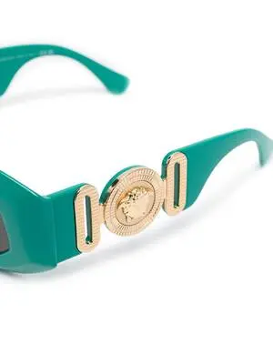 Versace Medusa Head Oval-frame Sunglasses