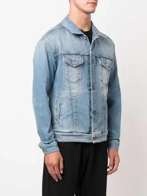 COUNTY OF MILAN Marcelo Burlon Logo-print Denim Jacket