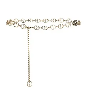 Claudie Pierlot Logo Chain Belt - Metallic