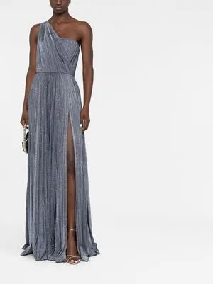 Dolce & Gabbana Glittered Off-shoulder Long Dress