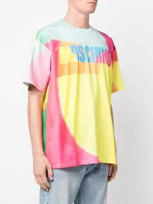 Moschino Logo Colour-block T-shirt