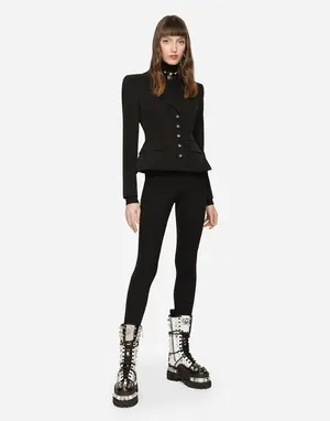 Dolce & Gabbana Technical Gabardine Jacket - Black