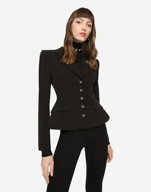 Dolce & Gabbana Technical Gabardine Jacket - Black