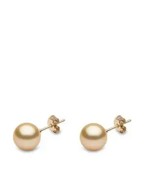 Yoko London 18kt Yellow 9mm South Sea Pearl Stud Earrings - Gold