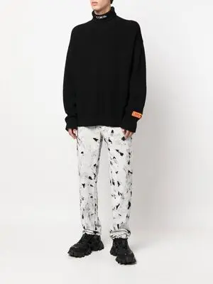 Heron Preston Embroidered Roll-neck Jumper