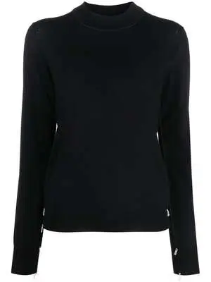 MAISON MARGIELA Work-in-progress Wool Jumper - Black